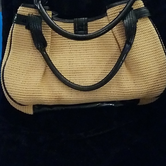 Square by Sandra Roberts | Bags | Square By Sondra Roberts Raffia Purse ...